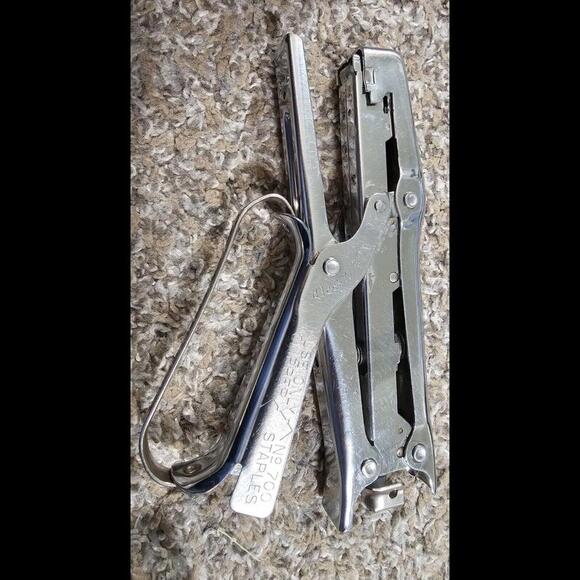 Other | Vintage Ace Clipper Model No 72 Plier Type Stapler Use 700 ...